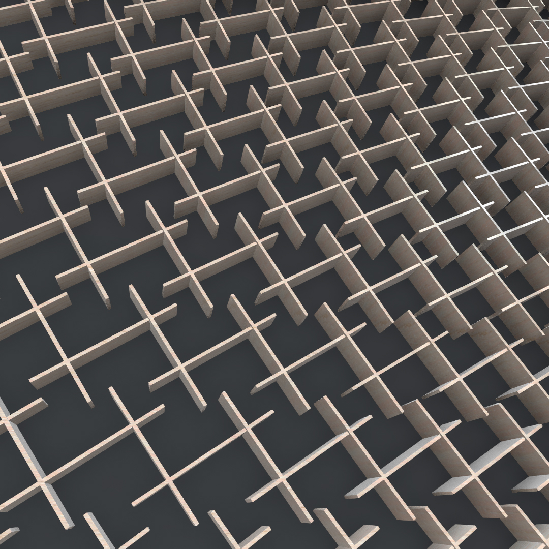 Cross Hatch Panels - Spona